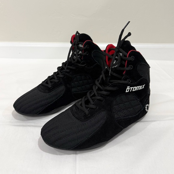 Otomix | Shoes | Otomix Unisex Black And Red Athletic High Top ...